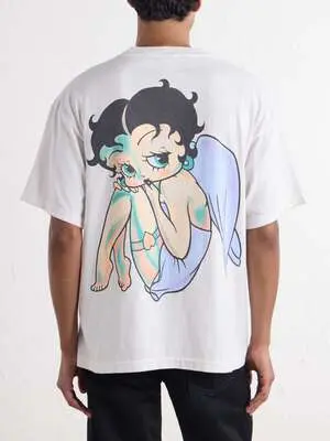 SAINT MXXXXXX Printed Cotton-jersey T-shirt