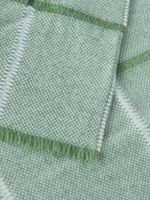 GOD'S TRUE CASHMERE Fringed Striped Cashmere Scarf
