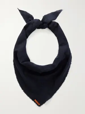 Barena Venezia Virgin Wool Scarf - Blue