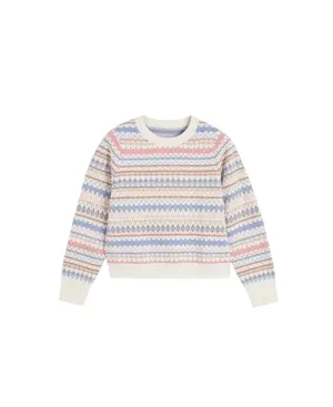 Chinti & Parker Wool-cashmere Winter Fair Isle Pullover Sweater