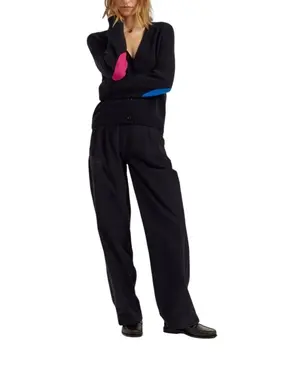 Chinti & Parker Wool-cashmere Elbow Patch Cardigan