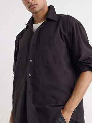 MFPEN Executive Striped Cotton-poplin Shirt