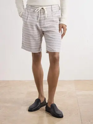 Eleventy Linen Shorts