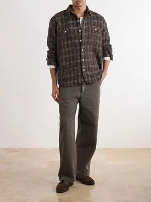 3sixteen Utility Checked Cotton-flannel Shirt
