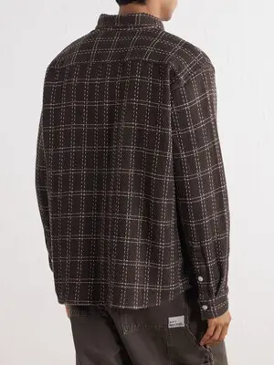 3sixteen Utility Checked Cotton-flannel Shirt