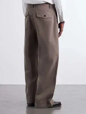 AGOLDE Warwick Wide-leg Recycled-cotton Twill Trousers