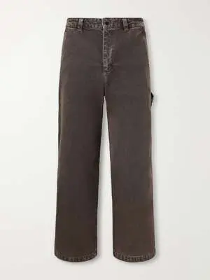 A.p.c. Dan Carpenter Wide-leg Cotton-canvas Trousers