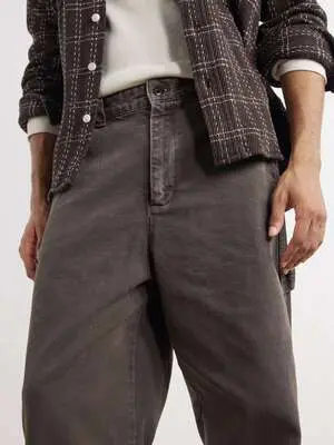A.p.c. Dan Carpenter Wide-leg Cotton-canvas Trousers