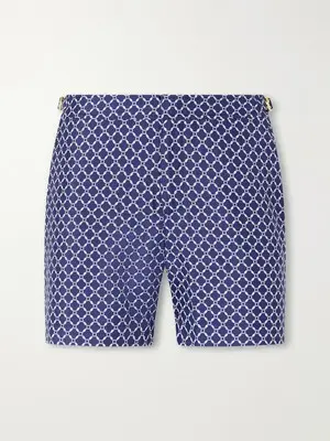 Orlebar Brown Bulldog Printed Swim Shorts - Blue