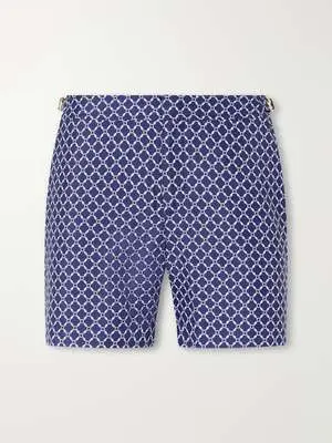 Orlebar Brown Bulldog Printed Swim Shorts - Navy