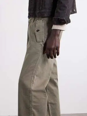 JEANERICA Monti Straight-leg Cotton-twill Trousers