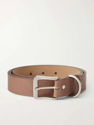 Folk Curve 2.5cm Leather Belt