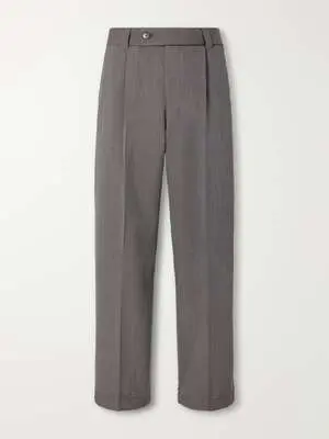 MFPEN Patch Straight-leg Wool-twill Trousers