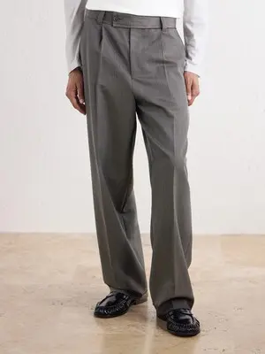 MFPEN Patch Straight-leg Wool-twill Trousers