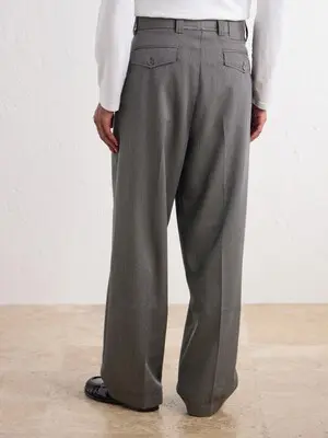 MFPEN Patch Straight-leg Wool-twill Trousers