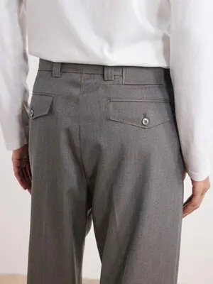 MFPEN Patch Straight-leg Wool-twill Trousers