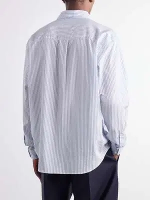 MFPEN Distant Striped Cotton-poplin Shirt