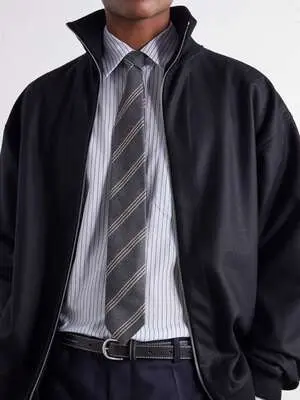 MFPEN Distant Striped Cotton-poplin Shirt