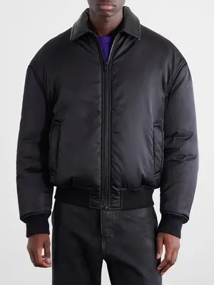 Balenciaga Padded Shell Bomber Jacket - Black