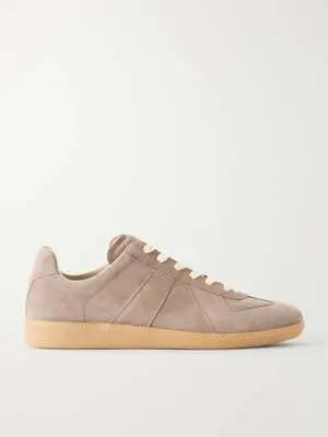 MAISON MARGIELA Replica Suede Sneakers - Taupe
