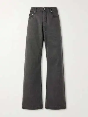 Rick Owens Geth Wide-leg Jeans - Gray