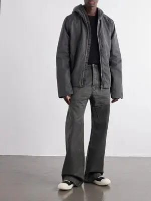 Rick Owens Geth Wide-leg Jeans - Gray