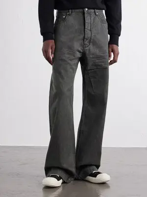 Rick Owens Geth Wide-leg Jeans - Gray
