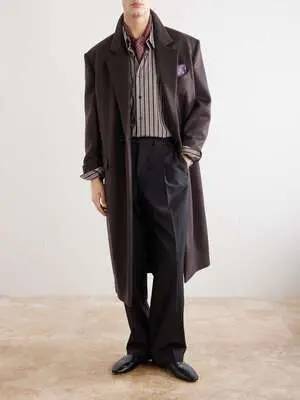 Saint Laurent Double-breasted Felted-wool Coat
