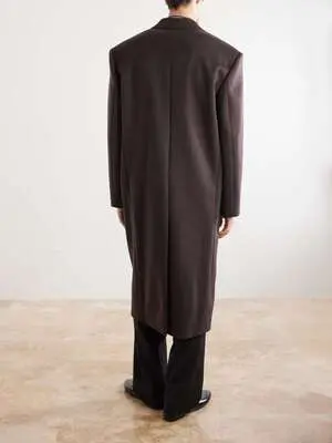 Saint Laurent Double-breasted Felted-wool Coat