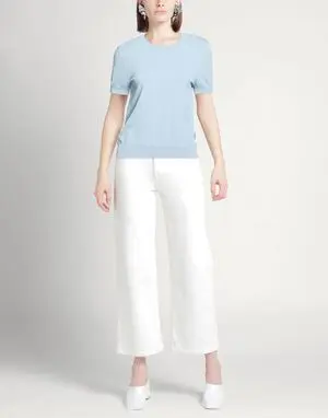 CRUNA Sweater Ivory Size Viscose, Polyamide - Blue