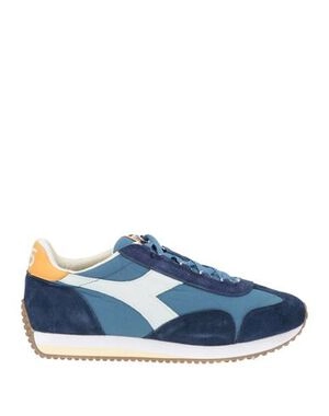 DIADORA Sneakers Size Textile Fibers, Leather - Navy