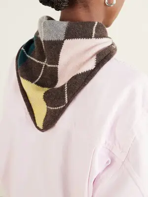 &daughter Ava Argyle Cashmere Scarf
