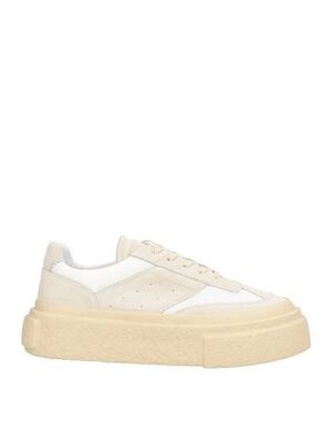 MAISON MARGIELA Sneakers Size Leather, Textile Fibers - Beige
