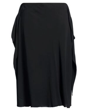 Rick Owens Midi Skirt Size Viscose, Acetate - Black