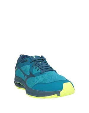 Mizuno Wave Rider Tt Sneakers In Deep Teal Textile - Green