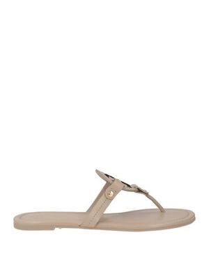 Tory Burch Thong Sandal Taupe Size Leather - Grey