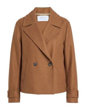 Harris Wharf London Blazer Size Virgin Wool - Camel