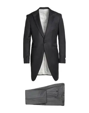 TOMBOLINI Suit Charcoal Size Virgin Wool
