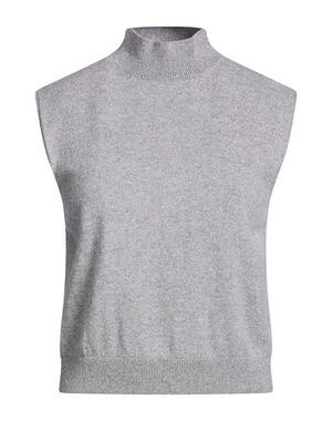 TENSIONE IN Turtleneck Light Size Wool, Cashmere, Metallic Fiber - Grey