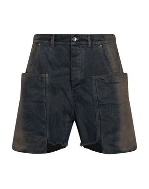 Rick Owens Denim Shorts Size Cotton - Blue