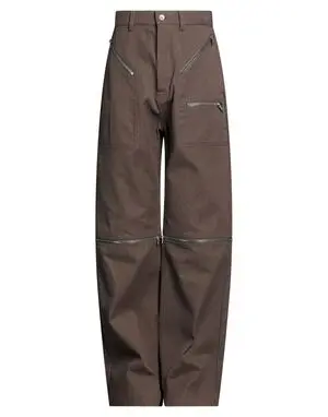 Rick Owens Cotton Cargo Pants - Brown
