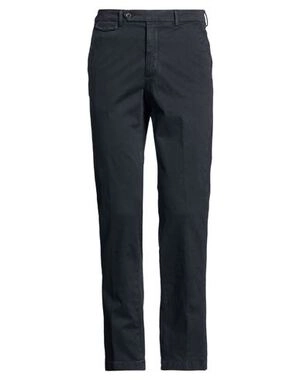 PAOLONI Pants Size Cotton, Elastane - Midnight Blue