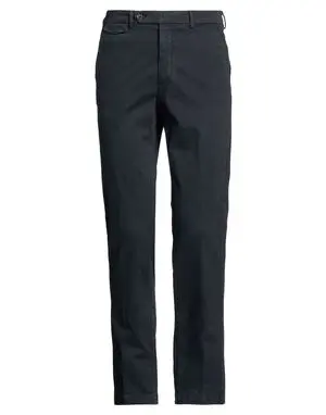 PAOLONI Pants Size Cotton, Elastane - Midnight Blue