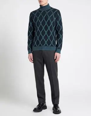 MOORER Turtleneck Deep Teal Size Virgin Wool