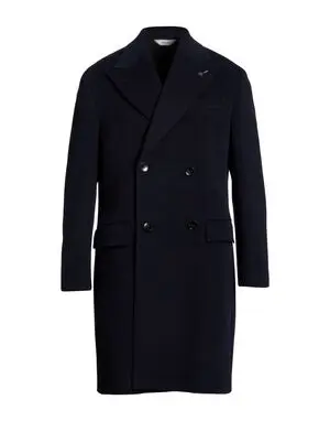 PAOLONI Coat Size Wool, Cashmere - Navy