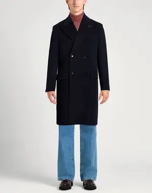 PAOLONI Coat Size Wool, Cashmere - Navy