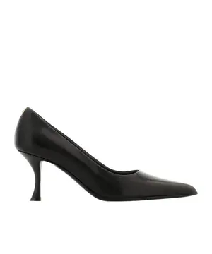 FERRAGAMO Logo Pointed High Heels - Black