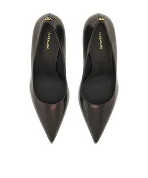 FERRAGAMO Logo Pointed High Heels