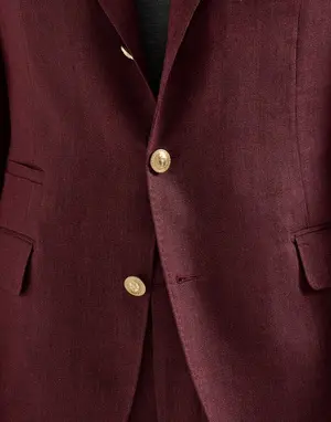 Brunello Cucinelli Chevron Peak-lapels Blazer