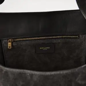 Saint Laurent Suede Shoulder Bag